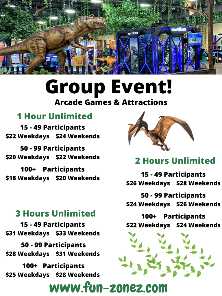 Group Events – Fun ZoneZ